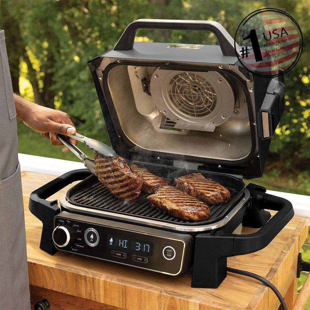 Parrilla Eléctrica Con Ahumador Woodfire Ninja – Kitchen Center