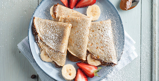 Panqueques con crema y manjar | Kitchen Center