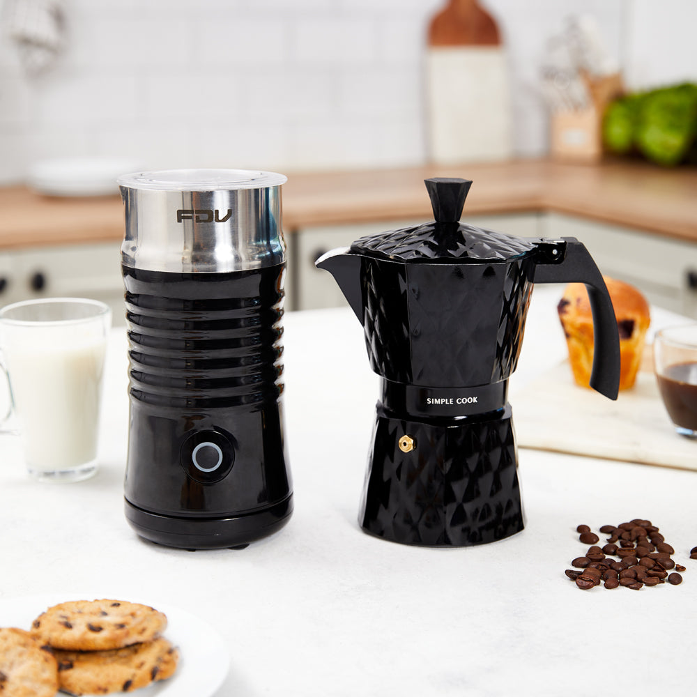 Kit Cafetera Roma Italiana + Espumador – Kitchen Center