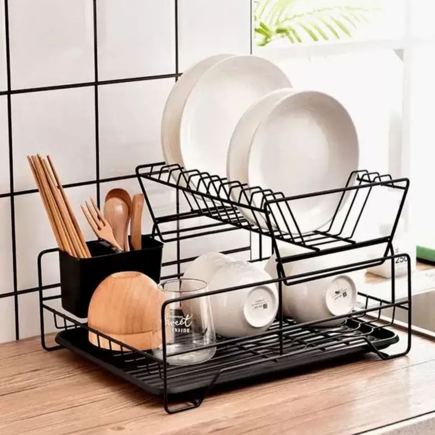 Secaplatos De 2 Niveles Santú Home & Deco – Kitchen Center