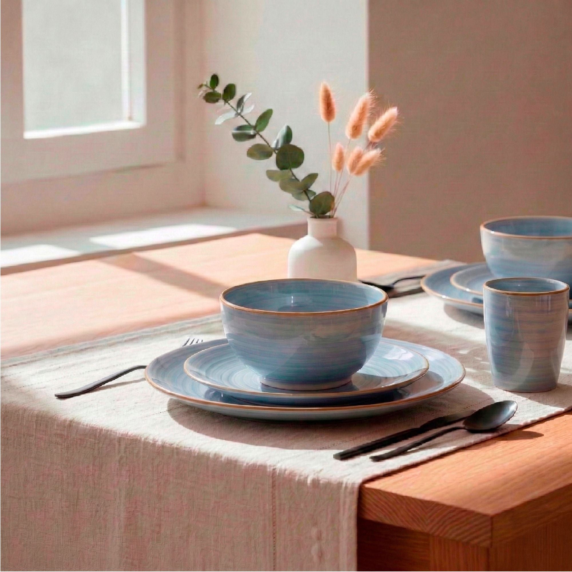 Juego Loza Cerámica 24 pcs Amalfi Simplit – Kitchen Center