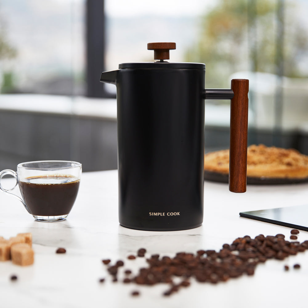 Cafetera Prensa Francesa Verona 1L Acero Inoxidable Simple Cook ...