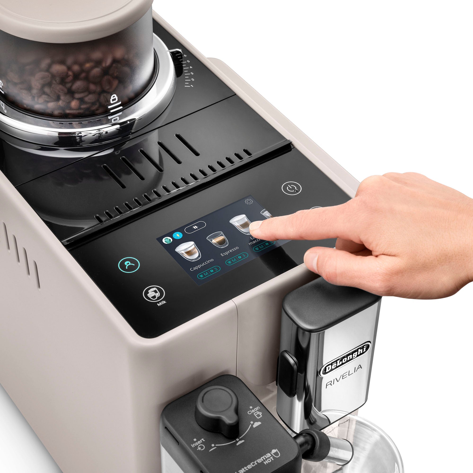 Cafetera Superautomatica Rivelia Beige Delonghi – Kitchen Center
