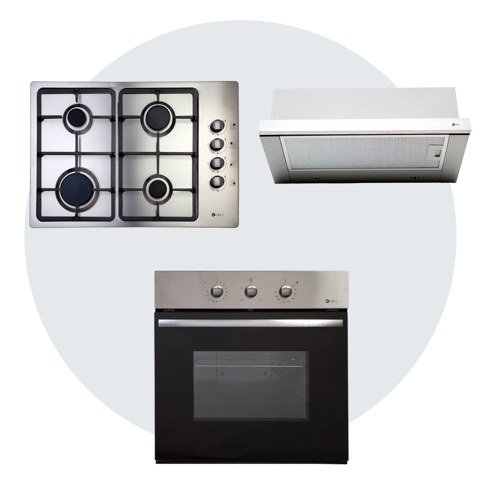 Encimera + Horno + Campana Kubli | Kitchen Center