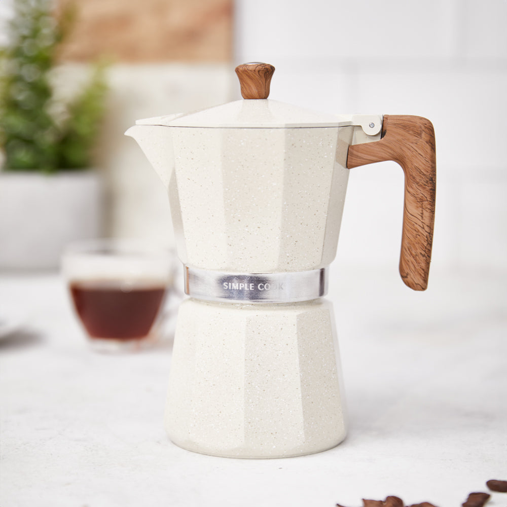 Kit Cafetera Manual Siena + Set 4 Tazas Espresso Simple Cook – Kitchen ...