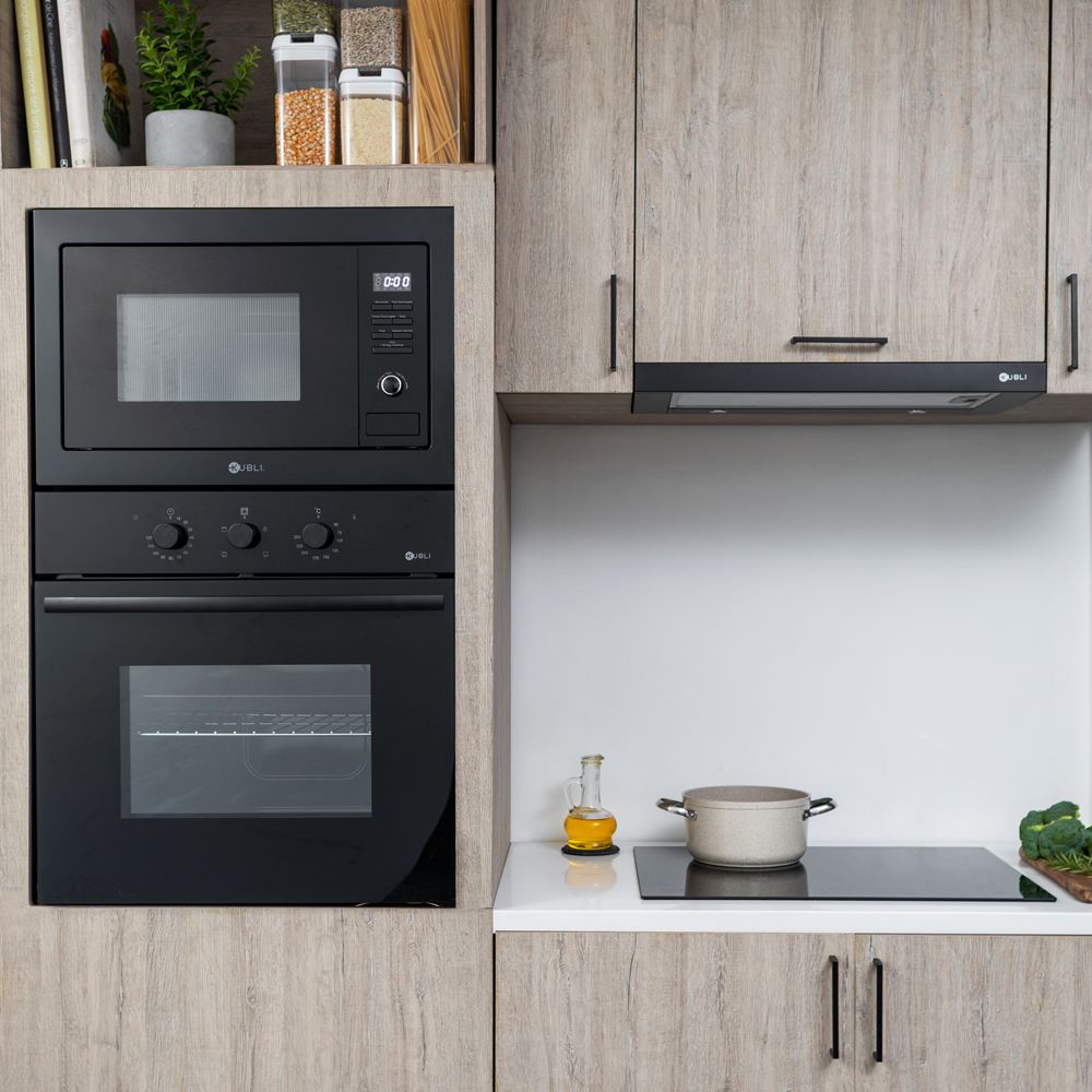 Kit Microondas Empotrado NEU Black 23 Lts Kubli + Horno Empotrado Neu ...