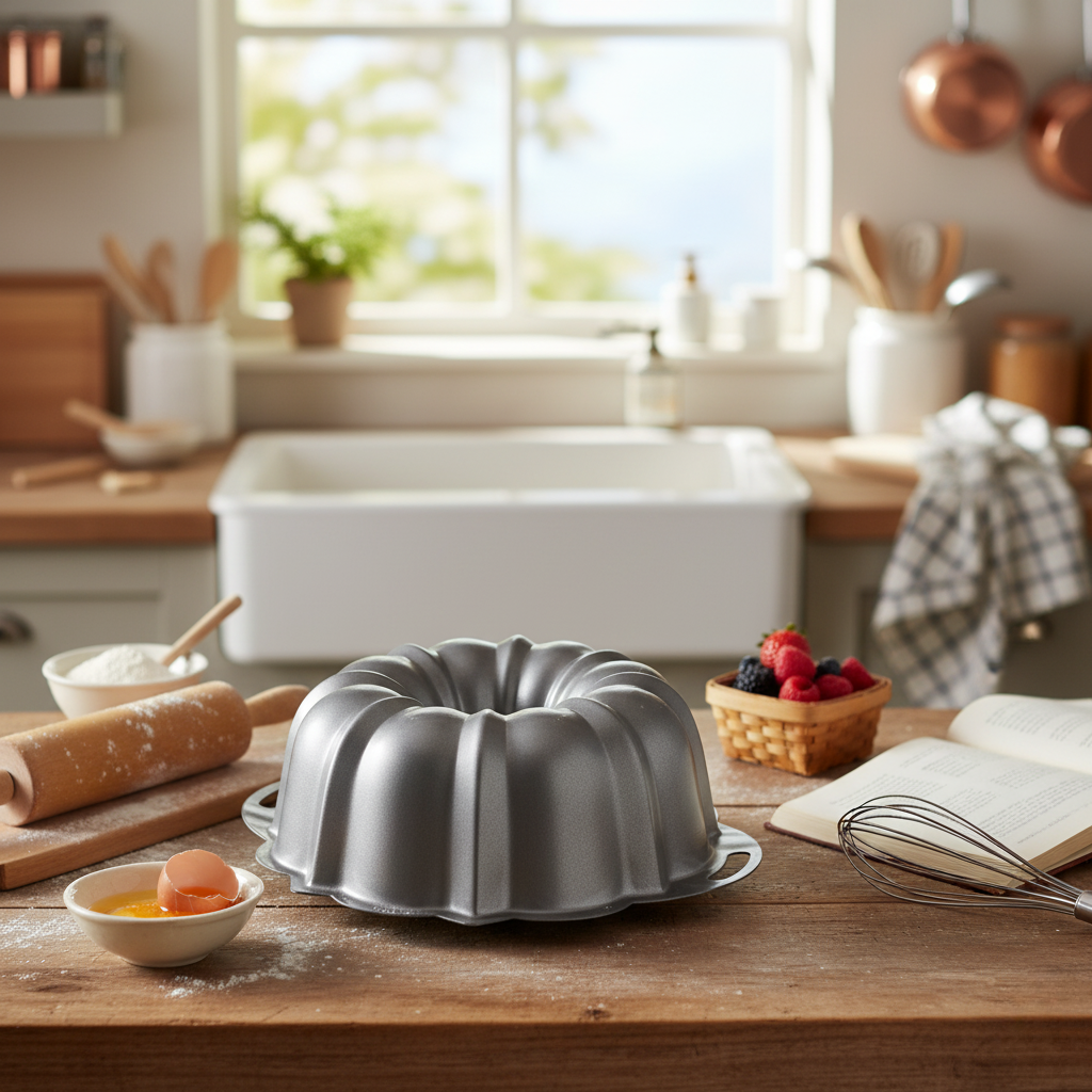 Molde ProForm Anniversary Bundt Pan with Handles Nordic Ware en Kitchen ...