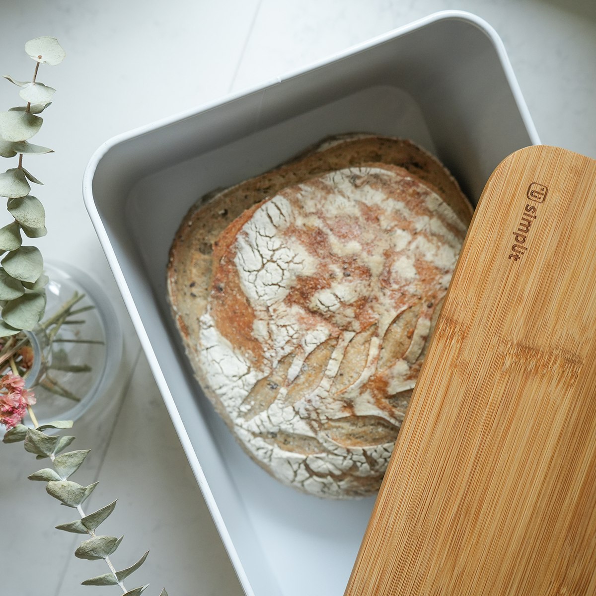 Pack Mantequillero + Cuchillo + Panera Metálica Simplit – Kitchen Center