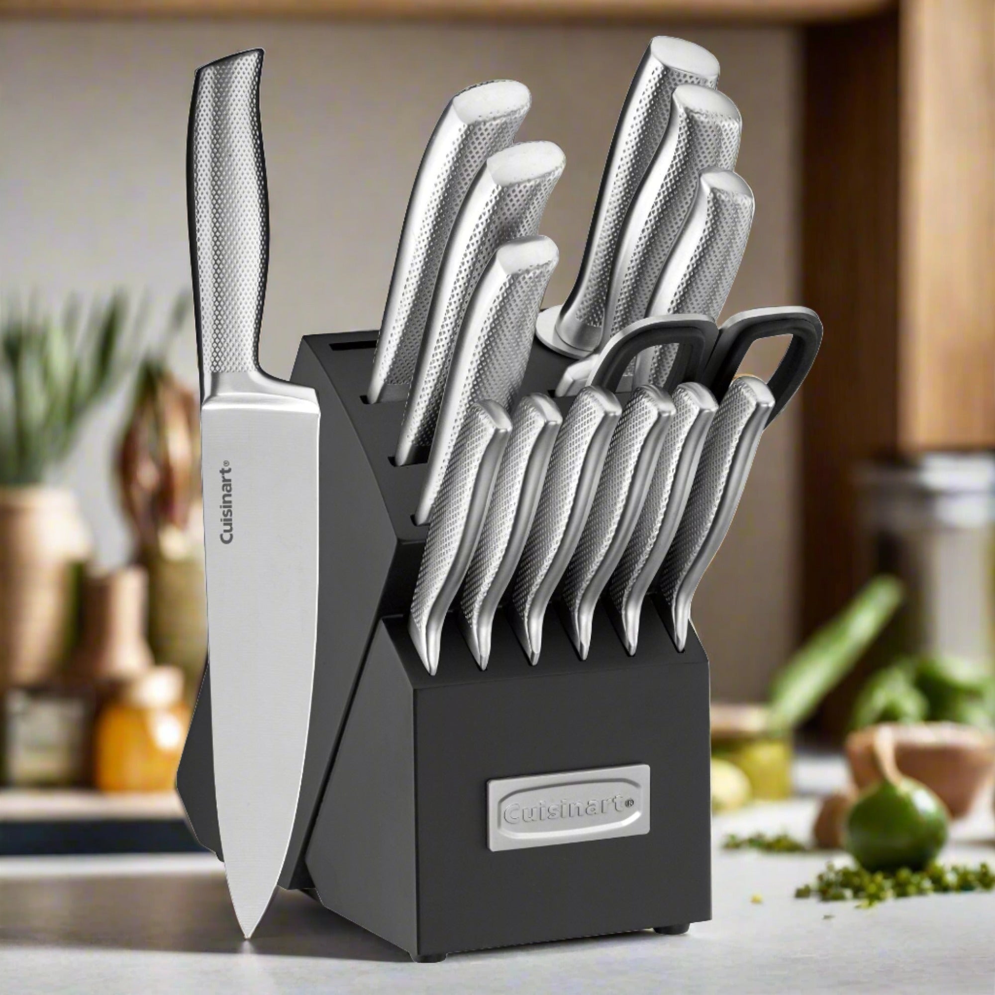 Set Cuchillos Con Mango Acero Inoxidable 15 Pzs C77SS-15PK Cuisinart ...