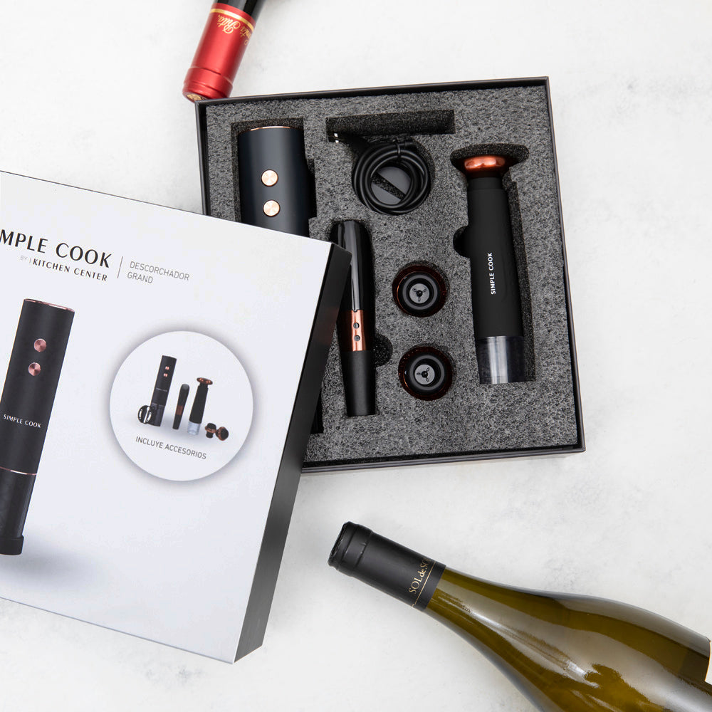 Descorchador de vinos eléctrico Simple Cook | Kitchen Center