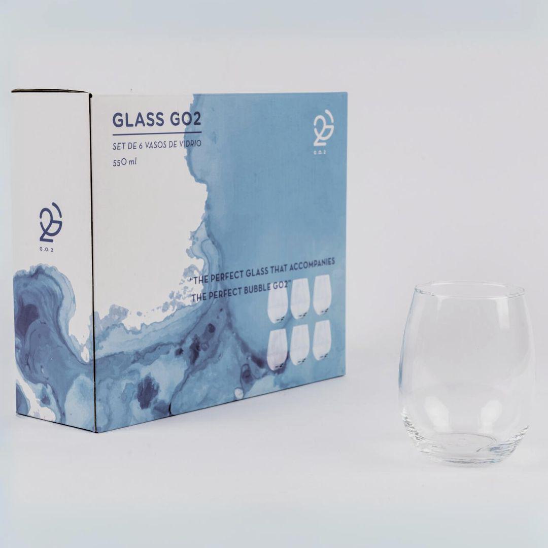 Set 6 Vasos de Vidrio 590 Ml GO2 – Kitchen Center