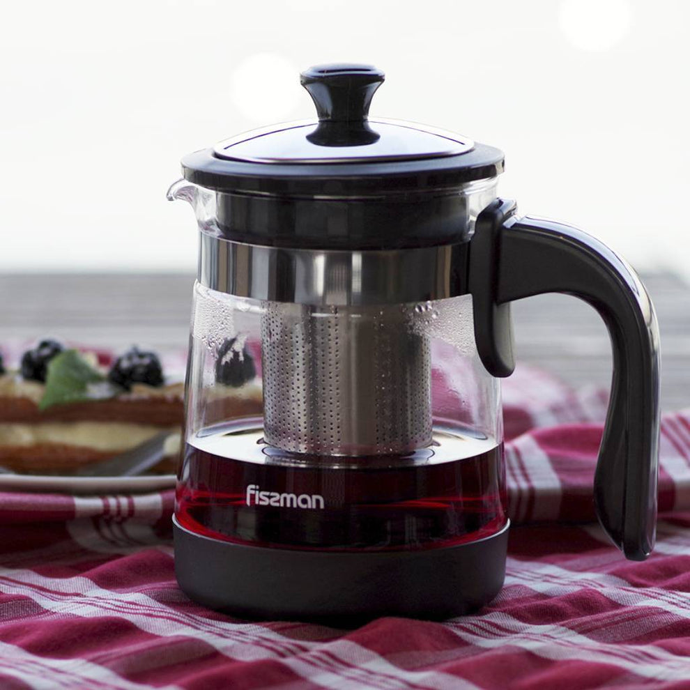 Tetera De Vidrio Con Infusor 950 ml Fissman – Kitchen Center