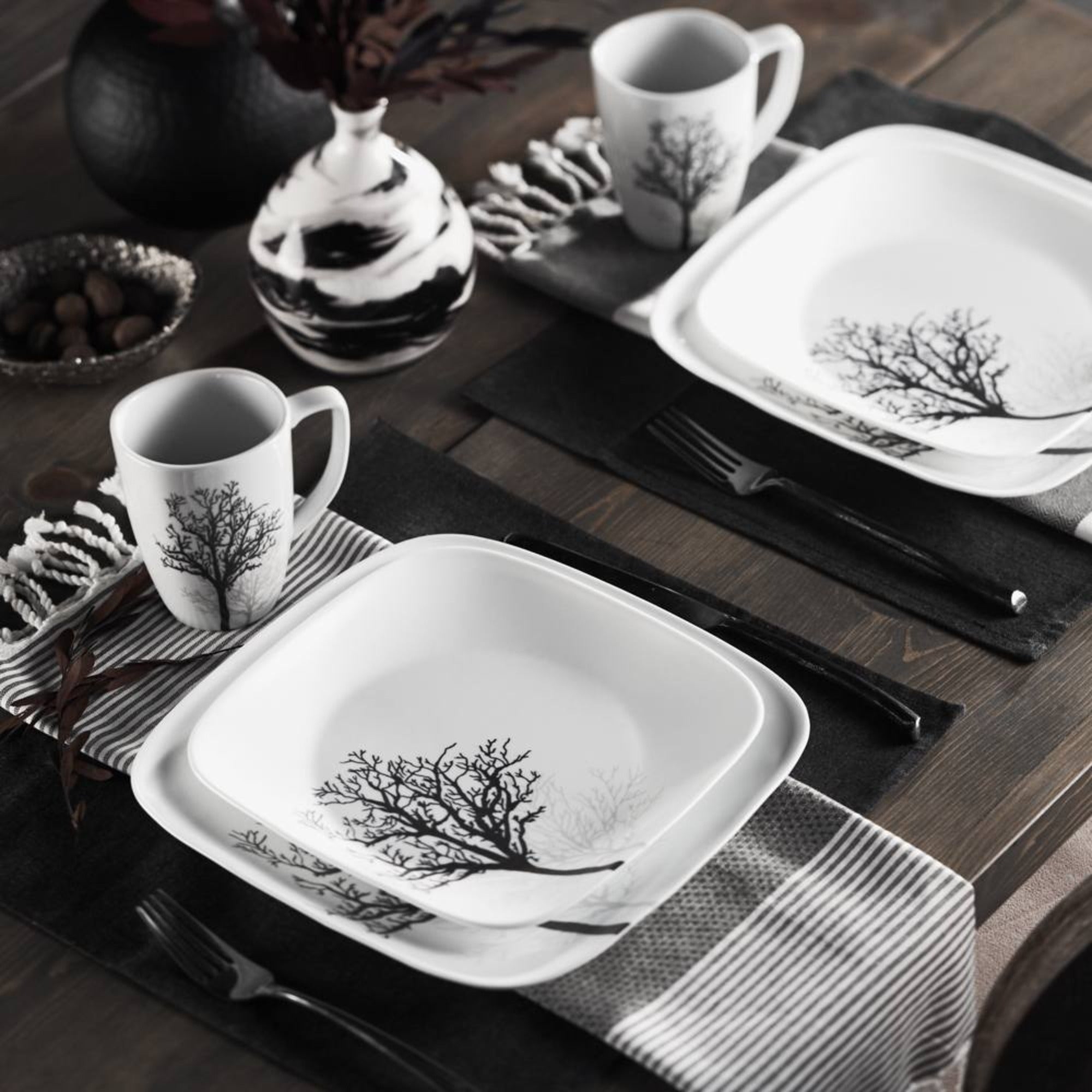 Set Vajilla Timber Shadows 16 Piezas – Kitchen Center