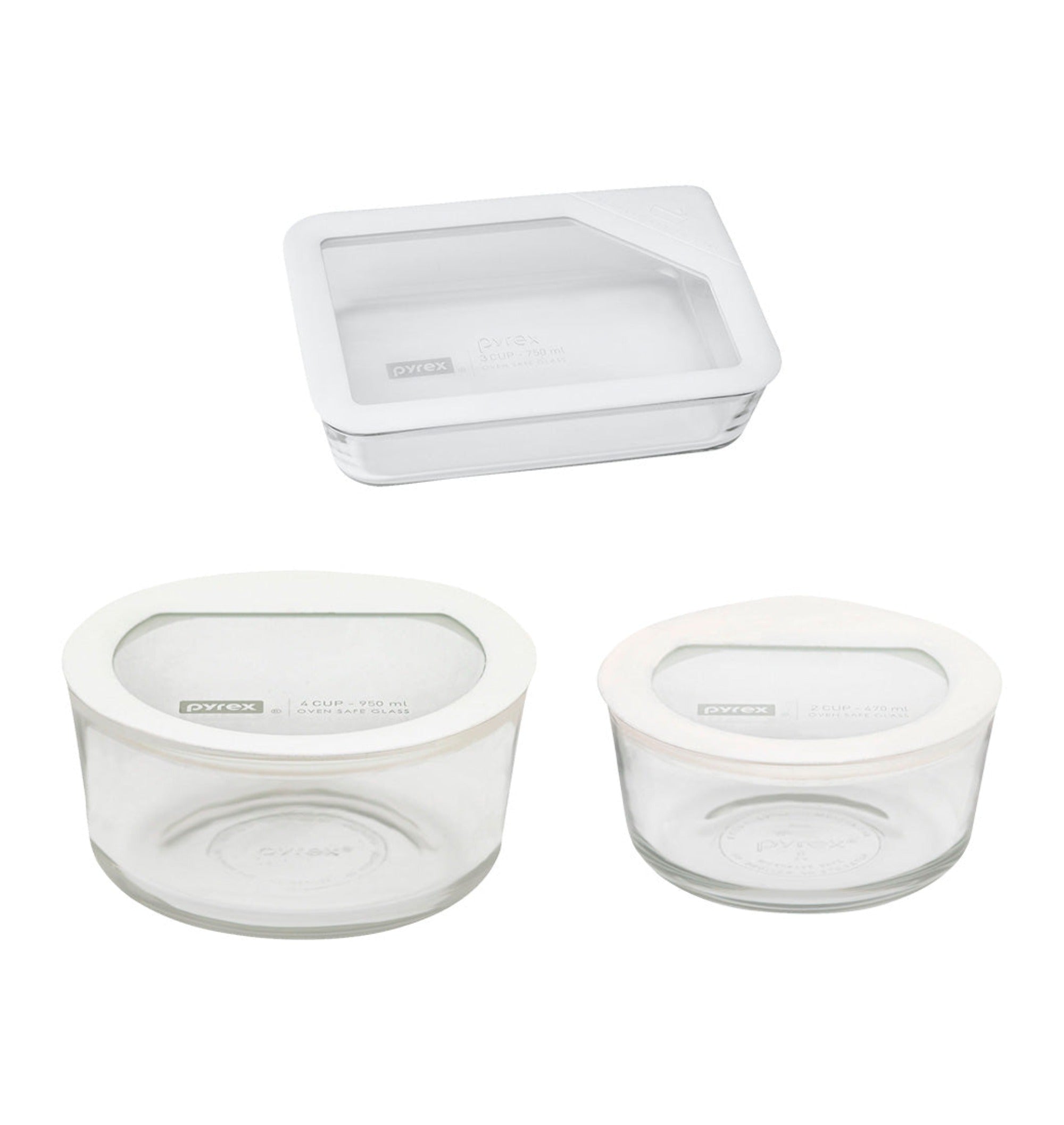 Set 3 Contenedores de Vidrio Ultimate Pyrex – Kitchen Center