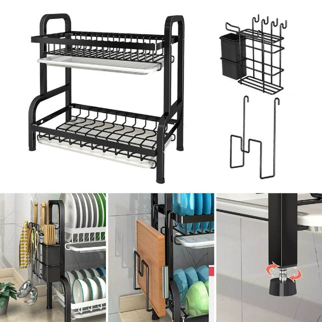 Secaplatos Escurridor 2 Niveles 17 Platos – Kitchen Center