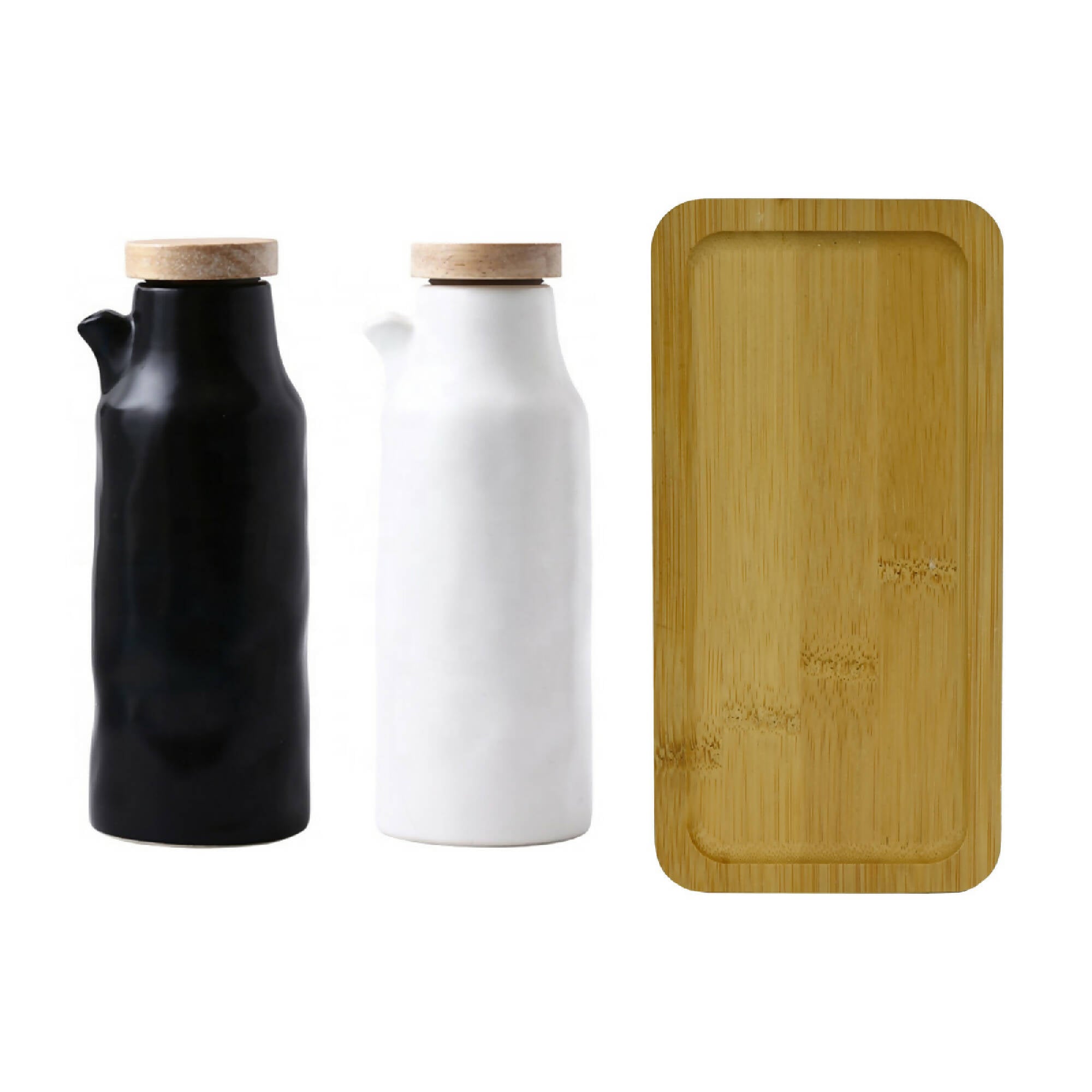 Set Alcuza Cerámica 2 Piezas Redonda 500 ml – Kitchen Center