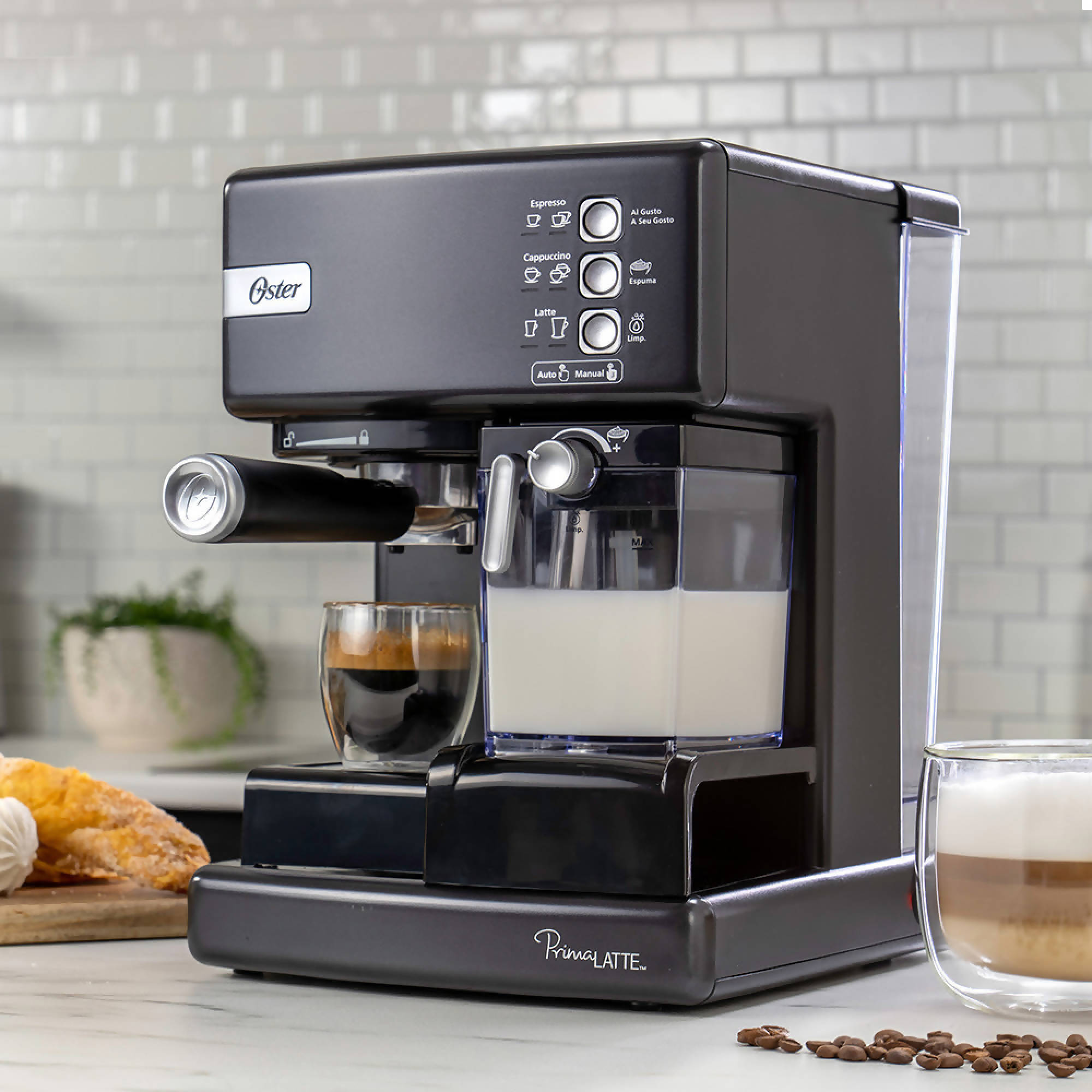 Cafetera Espresso y Cápsulas Automática PrimaLatte™ 6603 - Kitchen Center