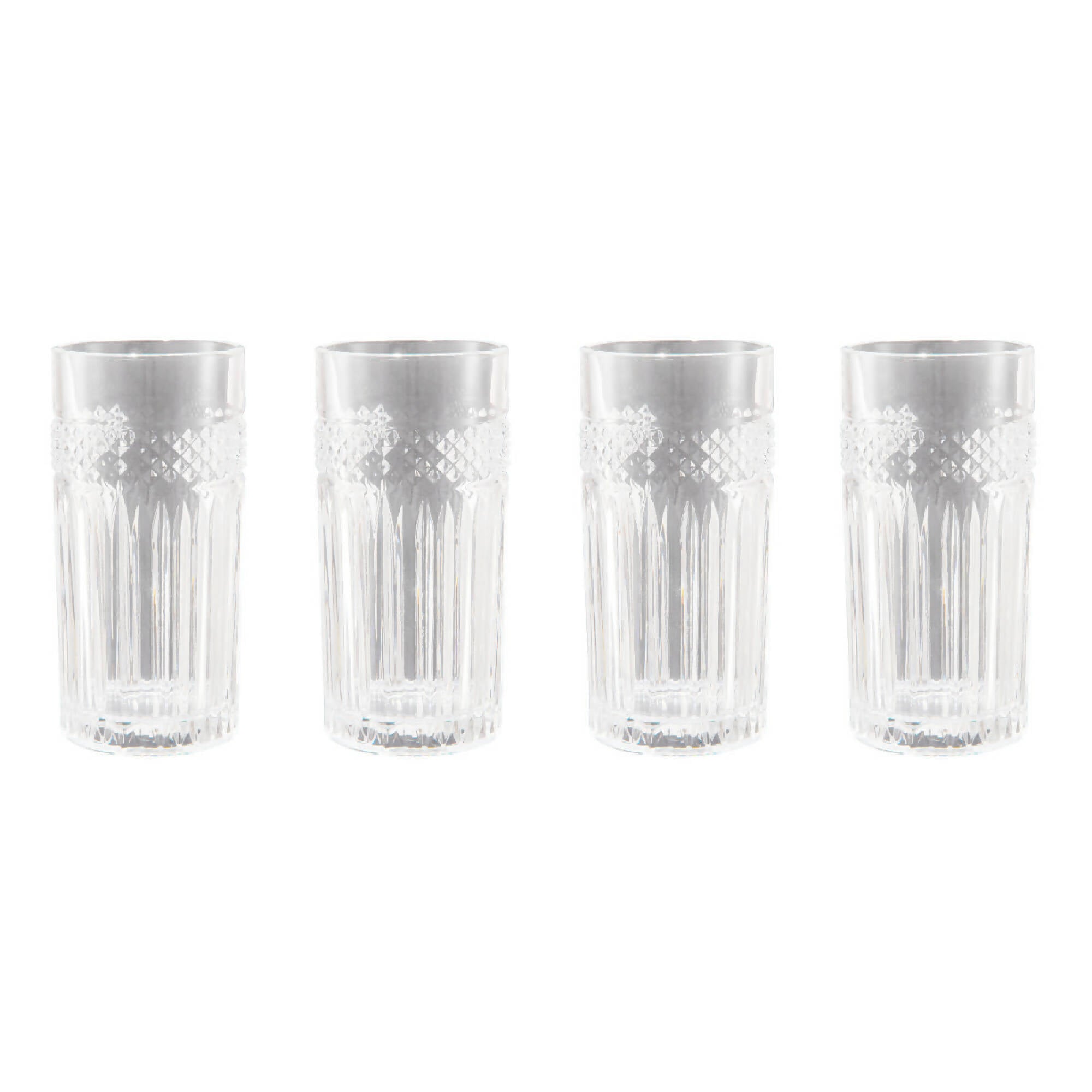Set 4 Vasos Vidrio Línea – Kitchen Center