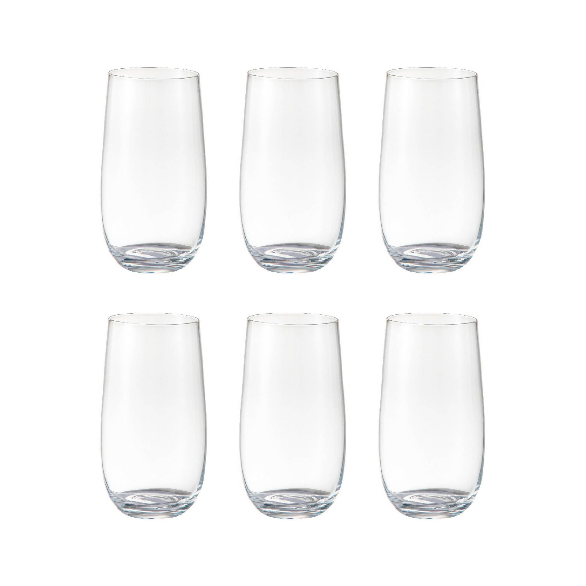 Set 6 Vasos Altos de Vidrio 500ml – Kitchen Center